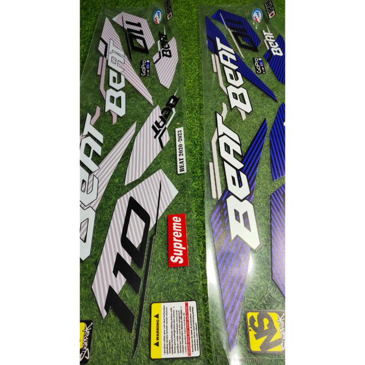 STRIPING MOTOR BEAT 2020-2024 DELUXE LIS BAHAN BENING TRANSPARAN POLET ...