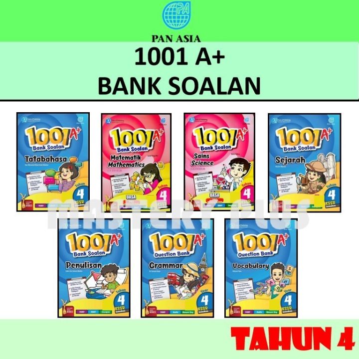 1001 A+ BANK SOALAN TAHUN 4 KSSR SEMAKAN | 1001 A+ QUESTION BANK YEAR 4 - PAN ASIA | Lazada