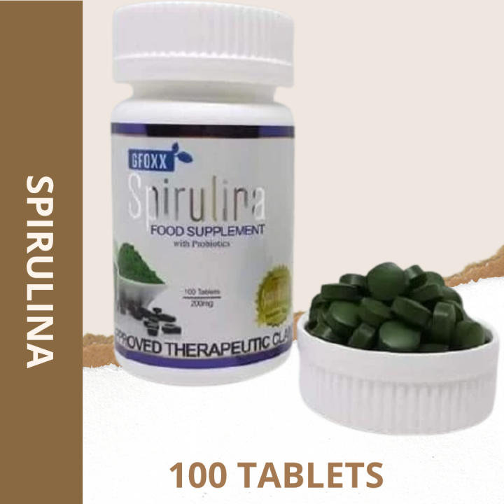 GFOXX SPIRULINA Supplement "Superfood" best for Goiter, Almoranas ...
