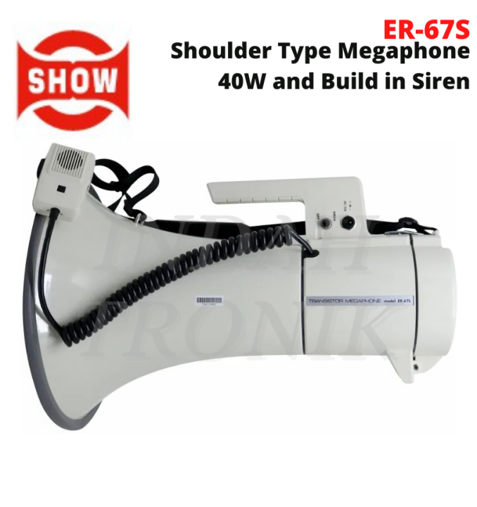 SHOW ER-67S Shoulder Type / Desk Top Type Megaphone | Lazada