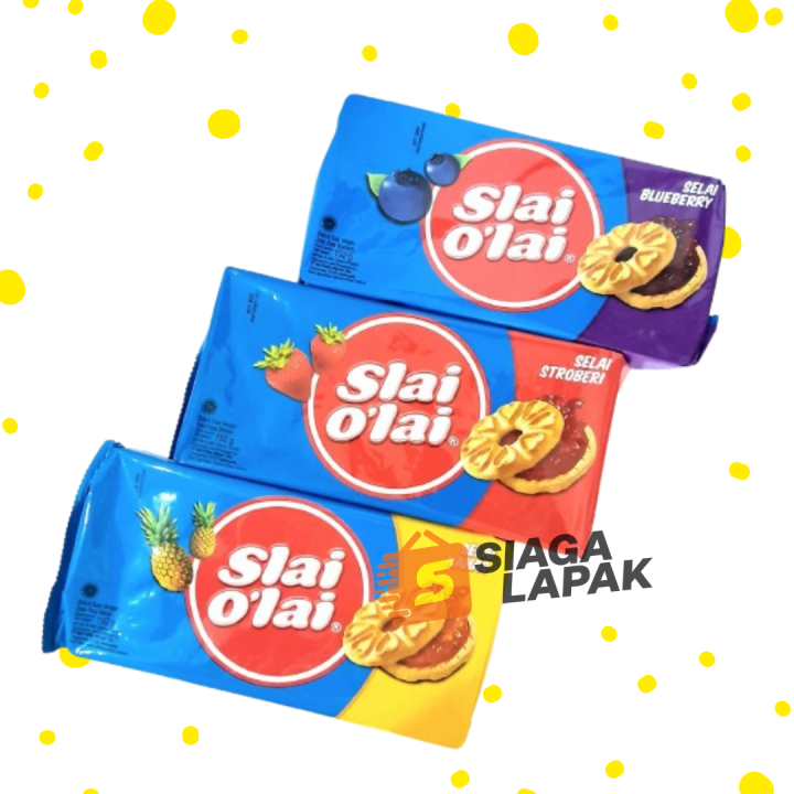 Roma Slai Olai FAMILY PACK 192gr Biskuit Rasa Strawberry Bluberi ...