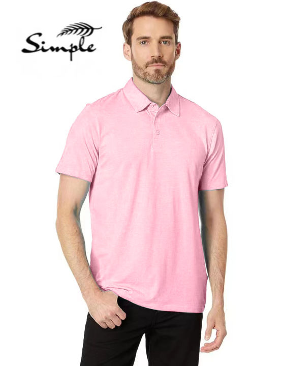 SIMPLE Men's drifit t shirt Unisex Quality korea fashion LIGHT PINK ...