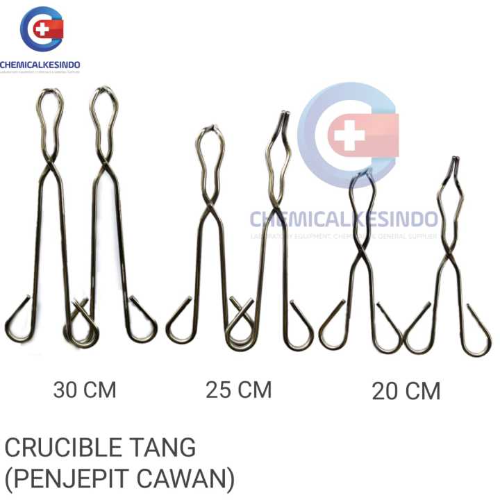 TANG KRUSIBEL 30 CM, 25 CM, 20 CM PENJEPIT KRUSIBLE, CRUCIBLE TANG ...
