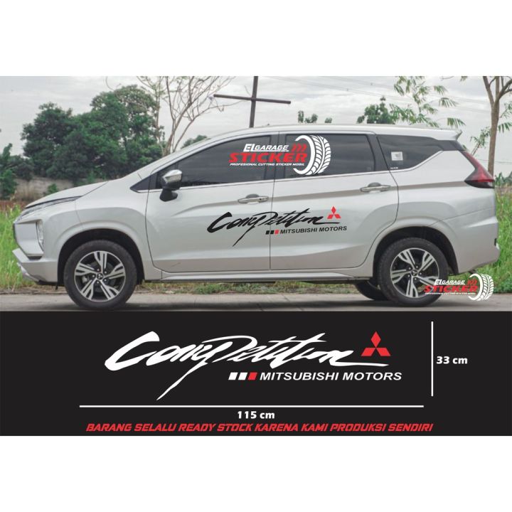 Stiker mobil mitsubishi xpander sticker mobil xpander cutting sticker ...