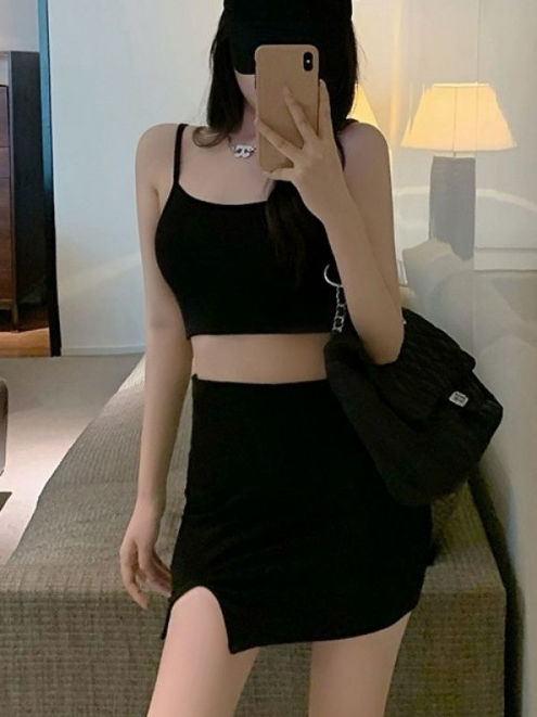 Basic Tank Top & Mini Skirt Set 1519 (m-XL) | Lazada Indonesia