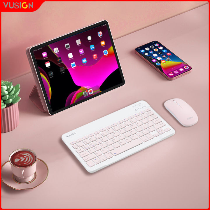 Vusign by Deli Wireless Bluetooth Keyboard and Mouse Set Echargeable ...
