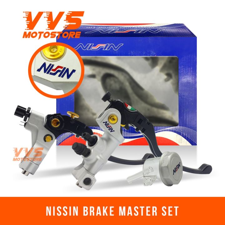 NISSIN Brake Master And Clutch Lever Set With Clear Tank Universal Made ...