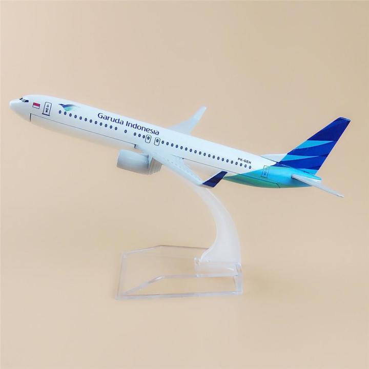 Garuda Indonesia B737 16cm model airplane kits child Birthday gift ...