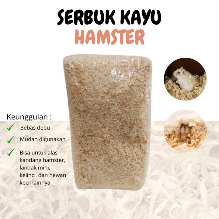 Serbuk Kayu Alas Kandang Hamster Lazada Indonesia
