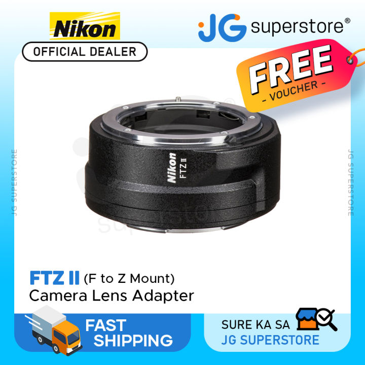 Nikon FTZ II Lens Mount Adapter for F-Mount SLR Lenses to Z-Mount ...