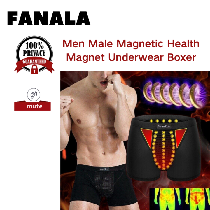 Men Male Magnetic Health Magnet Underwear Boxer Shorts Men's Boxer ...