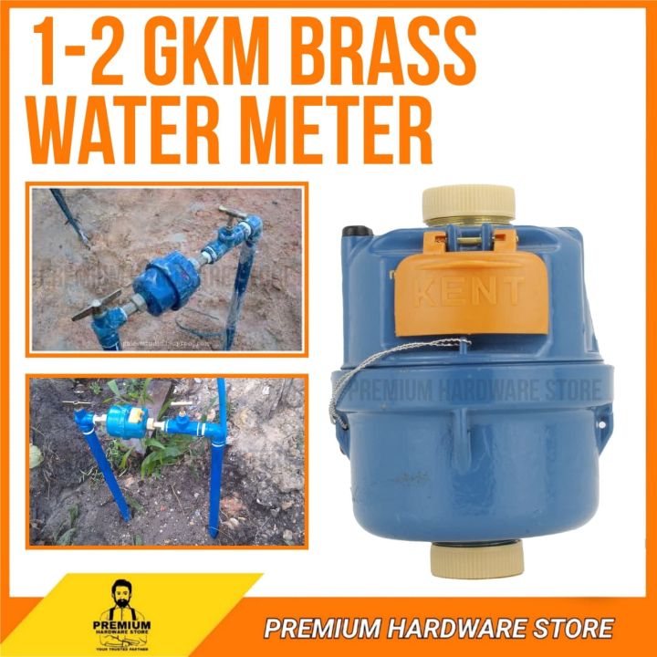 GEORGE KENT GKM BRASS WATER METER 1/2 INCH Home Brass Cold Water Meters ...