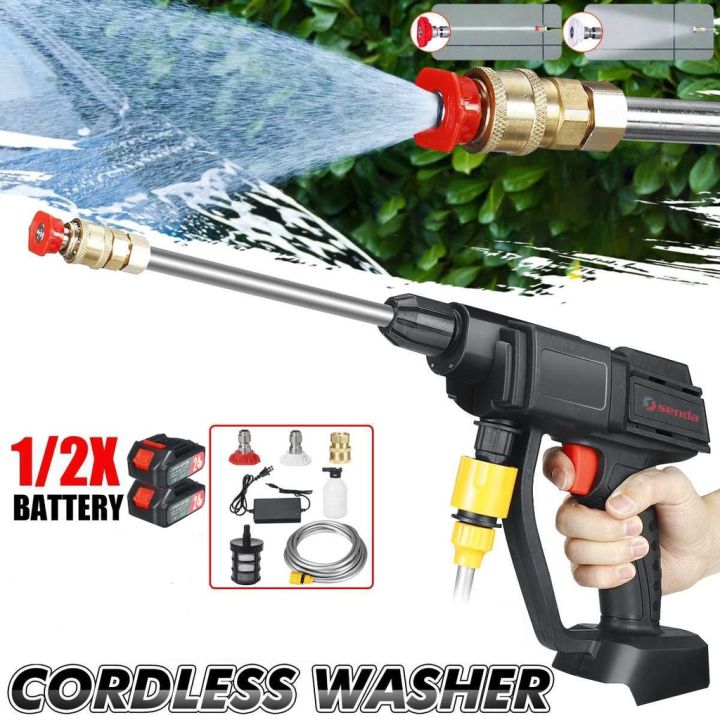 48V Cordless Washer Car Motor Cleaner High Pressure Washers Water ...