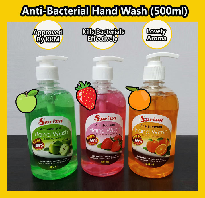 [Ready stock] Spring Antibacterial hand wash 500ml Pencuci tangan ...