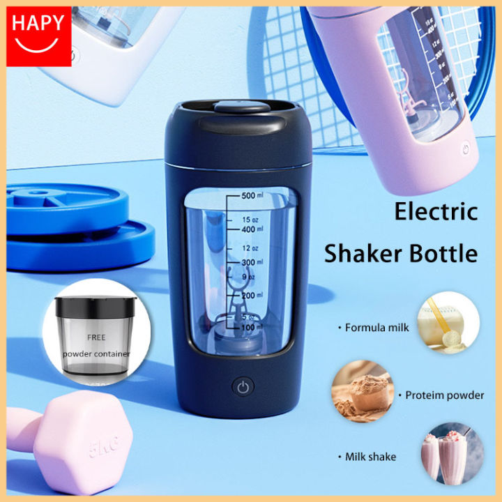 600ML USB chargeable Mixing bottle protein blender Portable Tritan ...