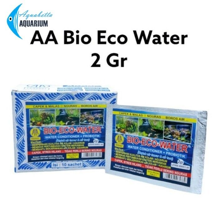 Akari Bio Eco Water 2gr Probiotik Penjernih Air Kolam Aquarium Bening ...