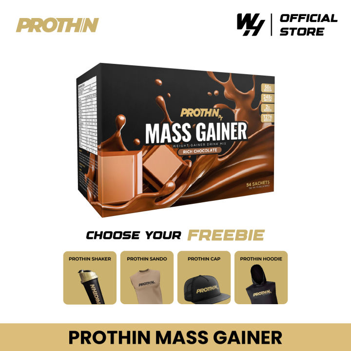 PROTHIN MASS GAINER 5lbs / 10lbs with FREE SHAKER, 1276 Calories ...