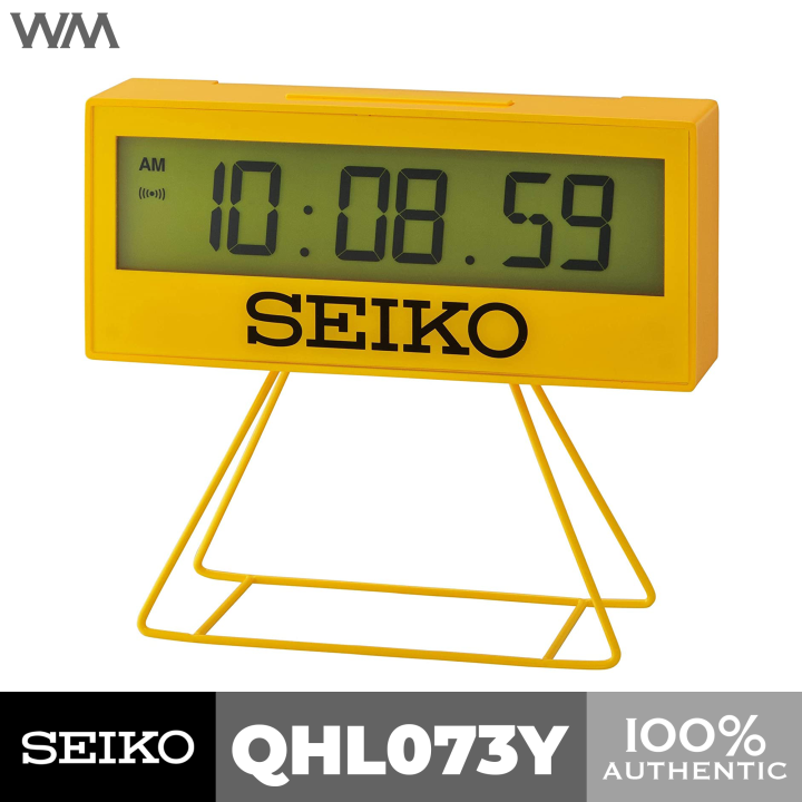 Seiko Large Digital LCD Desk Table Clock QHL073Y | Lazada PH