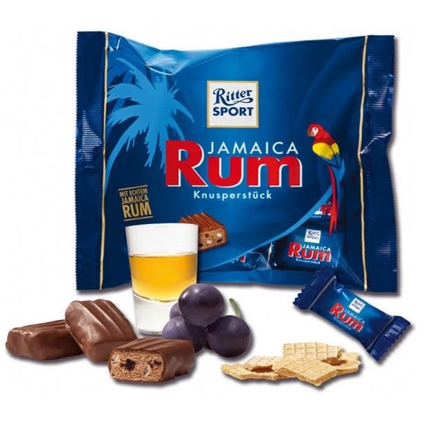 Ritter Sport Gin 200g / Ritter Sport Jamaica Rum 12pcs of awesomeness ...