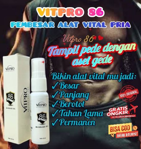 VITPRO 86 SPRAY PEMBESAR PENNIS BESAR BERURAT MR P PERMANEN PEMANJANG ...