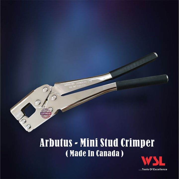 ARBUTUS - Mini Stud Crimper ( made in Canada ) # Patition Clip for ...