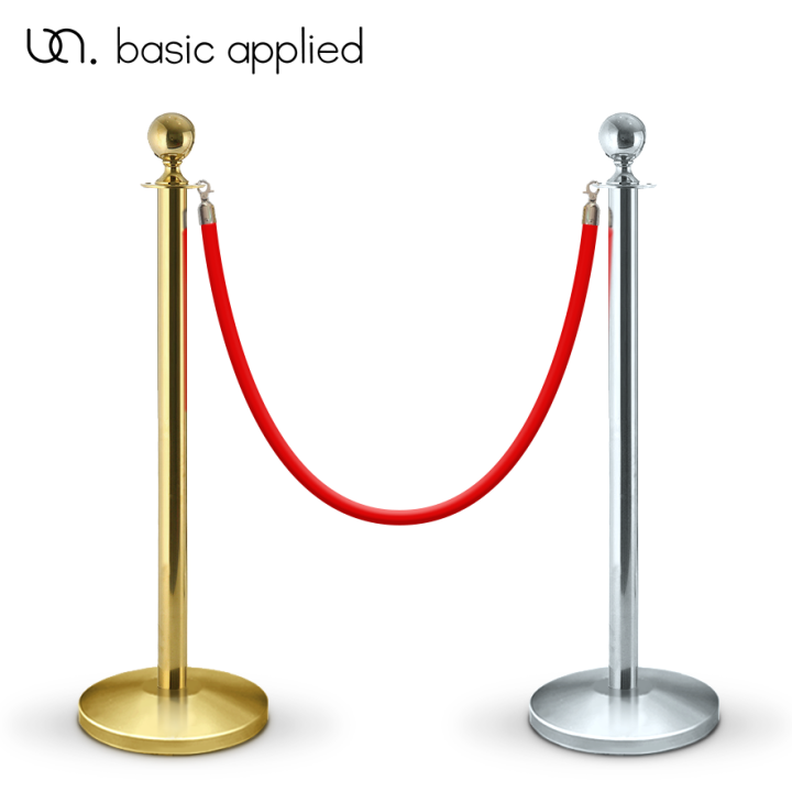 Premium Ball Top Stainless Steel Queue Pole | Queue Stand | Crowd ...