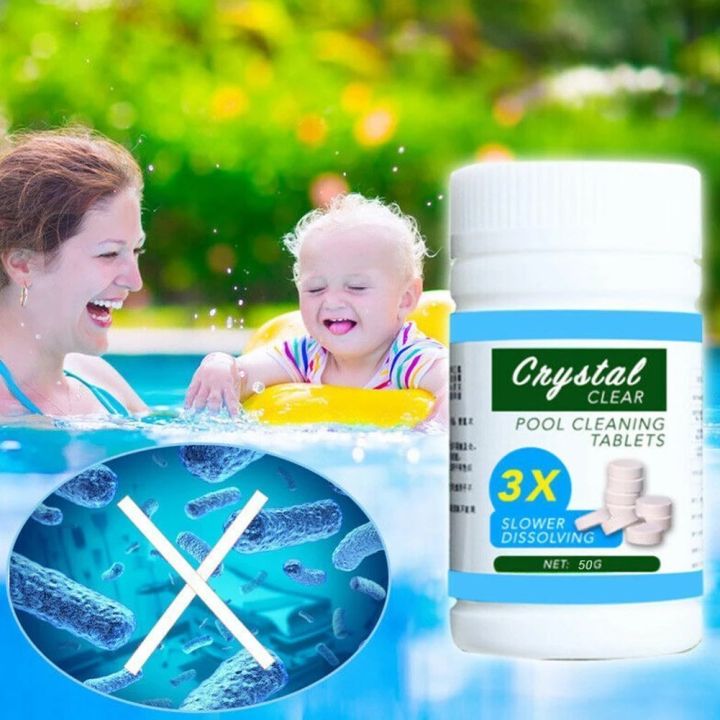 100g Swimming Pool Cleaning Tablets Multi Clarifier Swimming Pool ...