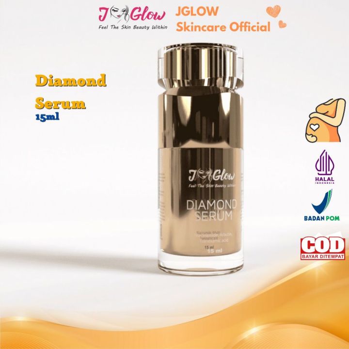 JGLOW Diamond Serum dengan Niacinamide yang Membantu Mencerahkan ...