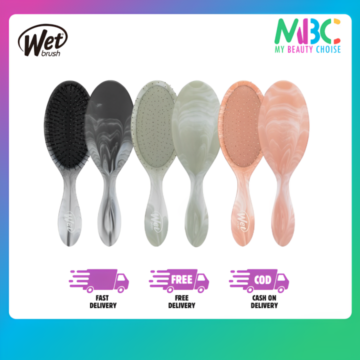 The Wet Brush Original Detangler Watercolor Waves | Lazada Indonesia