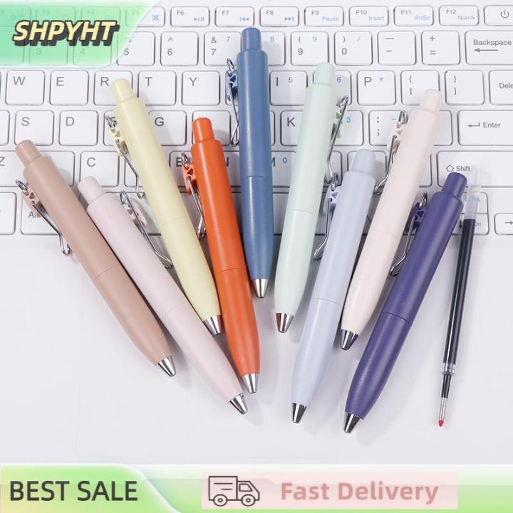 SHPYHT 0.5mm Small Thick Core Fat Mini Pocket Pen Neutral Quick Dry ...