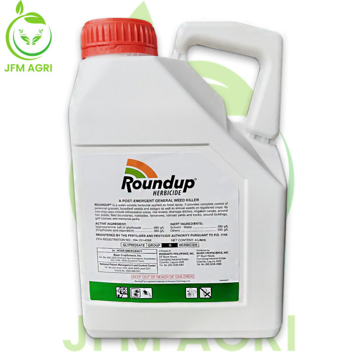 Roundup Herbicide Bayer (1 Gallon) | Lazada PH