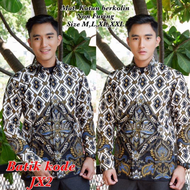 Batik Kode JX1 JX2 NEW Batik Solo Batik Lanang by Mamez | Lazada Indonesia