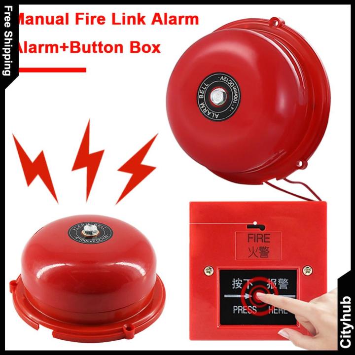 4 Inch Manual Call Point Fire Alarm Resettable Pull Station Metal Fire ...