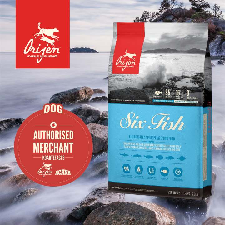 Orijen Six Fish Dog Food (340g/2.0kg/6.0kg/11.4kg) | Lazada Singapore