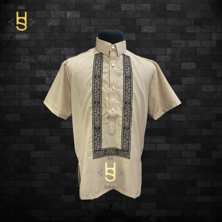 Beige Polo Barong | Lazada PH