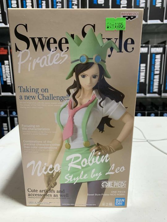BANPRESTO ONE PIECE SWEET STYLE PIRATES NICO ROBIN PVC Figure New in ...