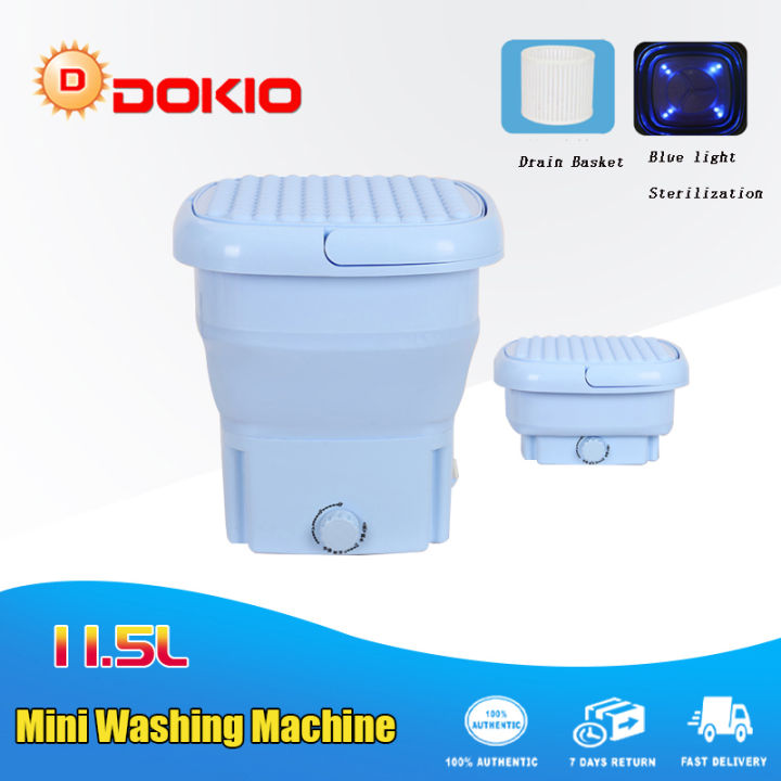 DOKIO Automatic Mini Washing Machine With Dryer Foldable Washer Machine ...