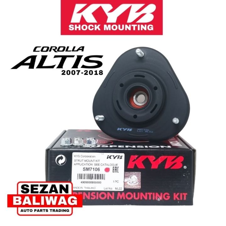KYB KAYABA SHOCK MOUNTING FRONT 1 PC TOYOTA COROLLA ALTIS 2008-2018 ...