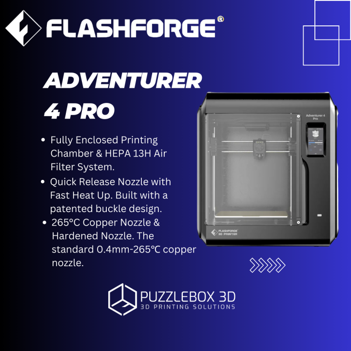 FlashForge Adventurer 4 Pro 3D Printer | Lazada PH