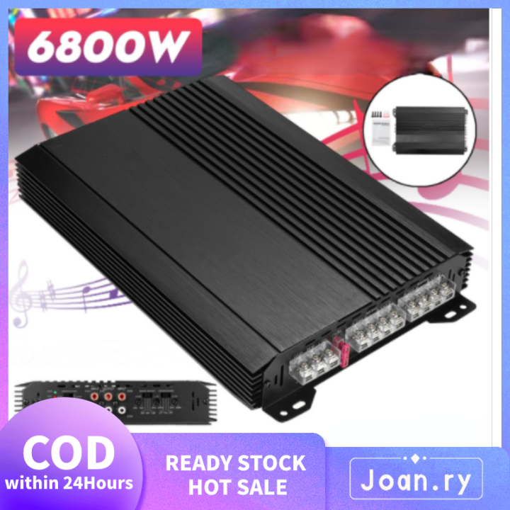 6800W 4 channel four-way high-power vehicle 12V car power amplifier Car ...