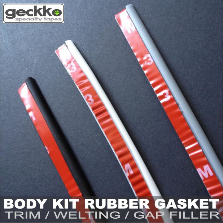 BODY KIT RUBBER GASKET (TRIM, WELTING, GAP FILLER) by Geckko,per meter ...