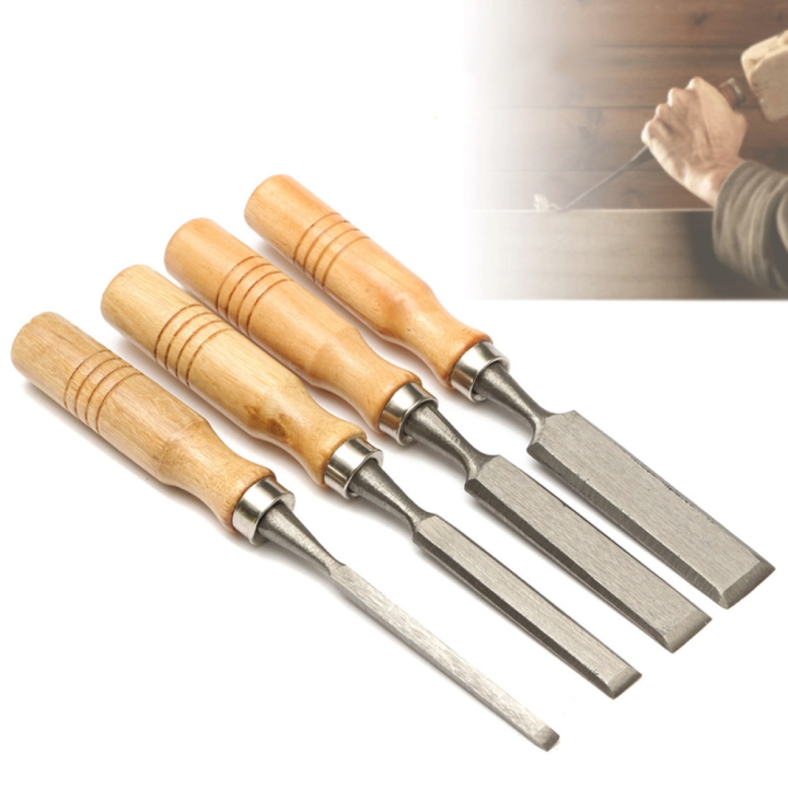 4Pcs Set Carving Set Wood Chisel Tool （Wood hand） | Lazada PH