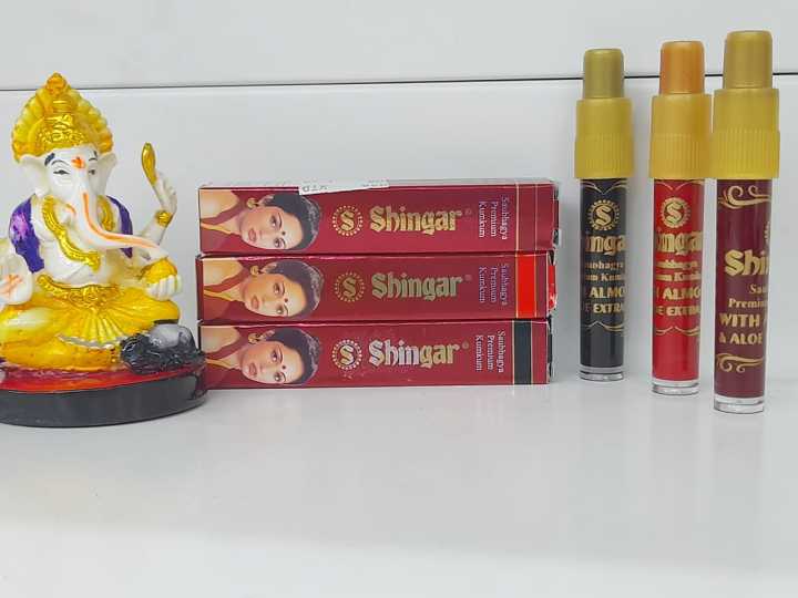 Shingar Kumkum Liquid Pottu / Thanni Pottu - Red/Maroon/Black | Lazada