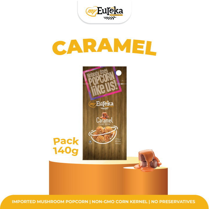 Snack Eureka Popcorn Caramel Pack 140g | Lazada Indonesia
