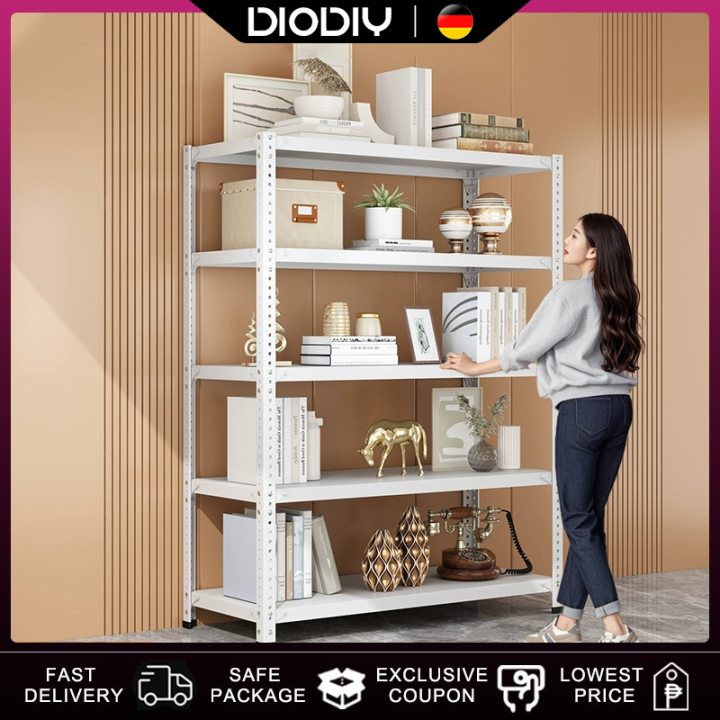 DIODIY 🔥Load 2000 KG🔥 Heavy Duty Metal Shelf Rack 3/4/5 Layer Steel ...