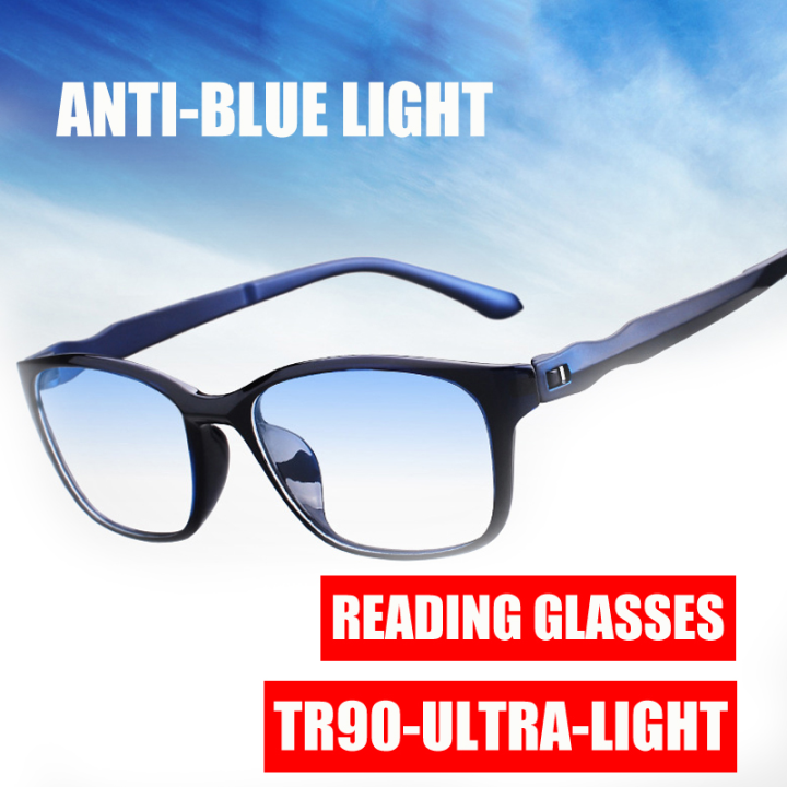 Anti Blue Reading Glasses Men Eyeglasses Anti fatigue Computer Eyewear ...