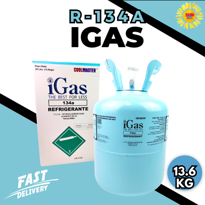น้ำยาแอร์ R-134a iGAS 13.6KG. มาตรฐานอเมริกา ตรงปก100% ออกใบกำกับภาษีได้ | Lazada.co.th