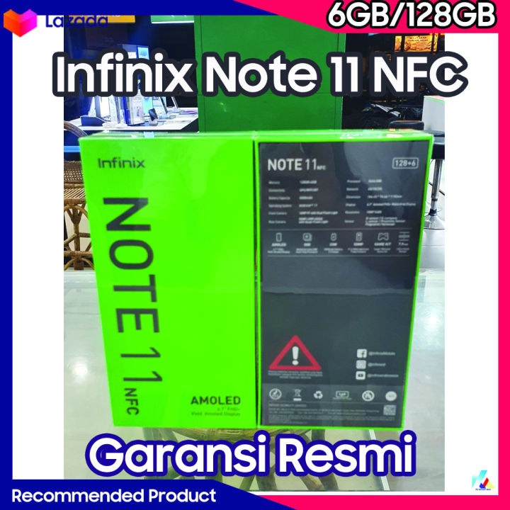Infinix Note 11 NFC 6/128GB Garansi Resmi | Lazada Indonesia