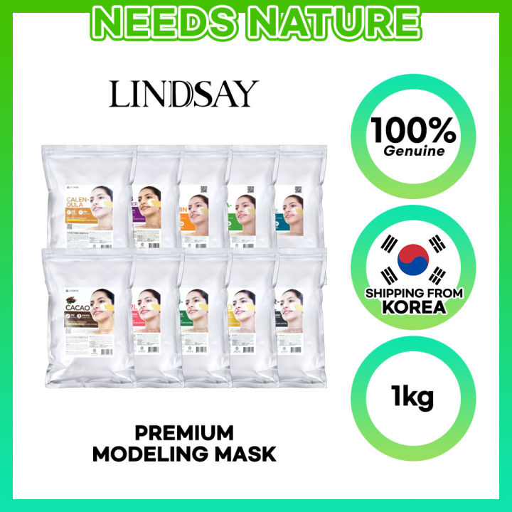 LINDSAY Primium Modeling Pack Powder 1kg Tea Tree/Gold/Vitamin ...