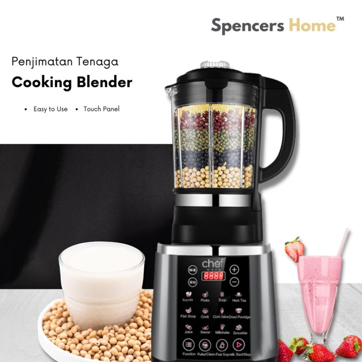 Chef Mate Cooking Blender Soy milk maker pengisar mesin blender buah susu soya Mixer Pengisar ...